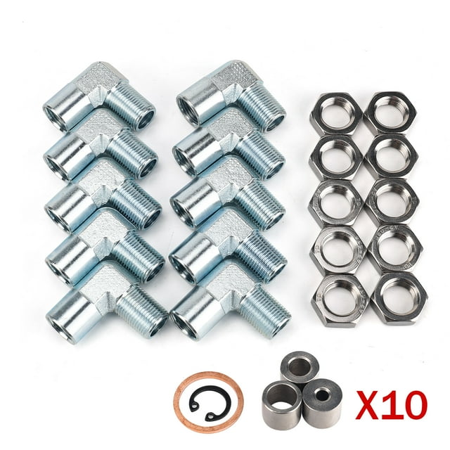 3mirrors L-style M18x1.5 02 Spacer Angled Adapter 90 Degree w ...