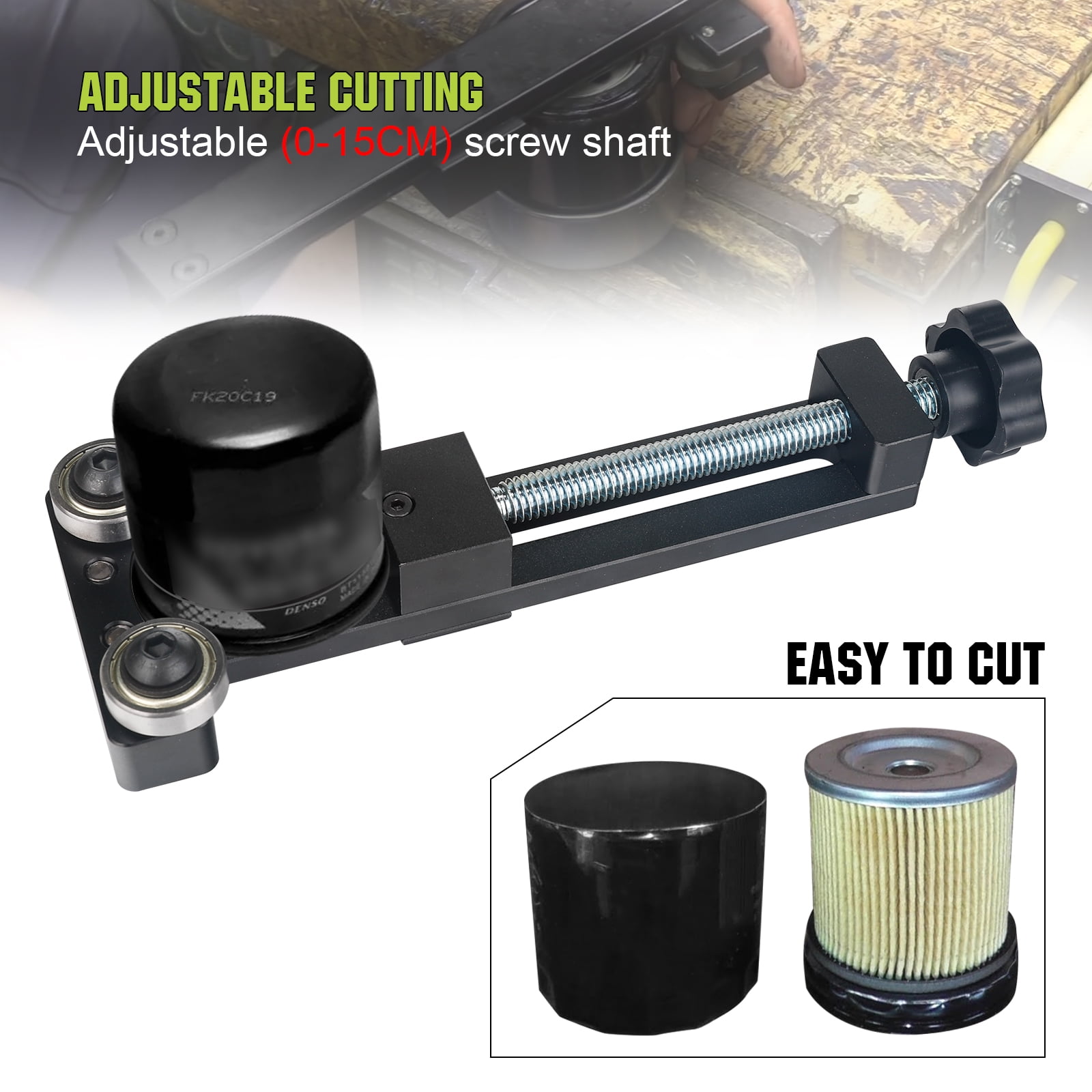 3mirrors Oil Filter Cutter Cutting Tool Aluminum w/ 3 Replaced Cutting ...