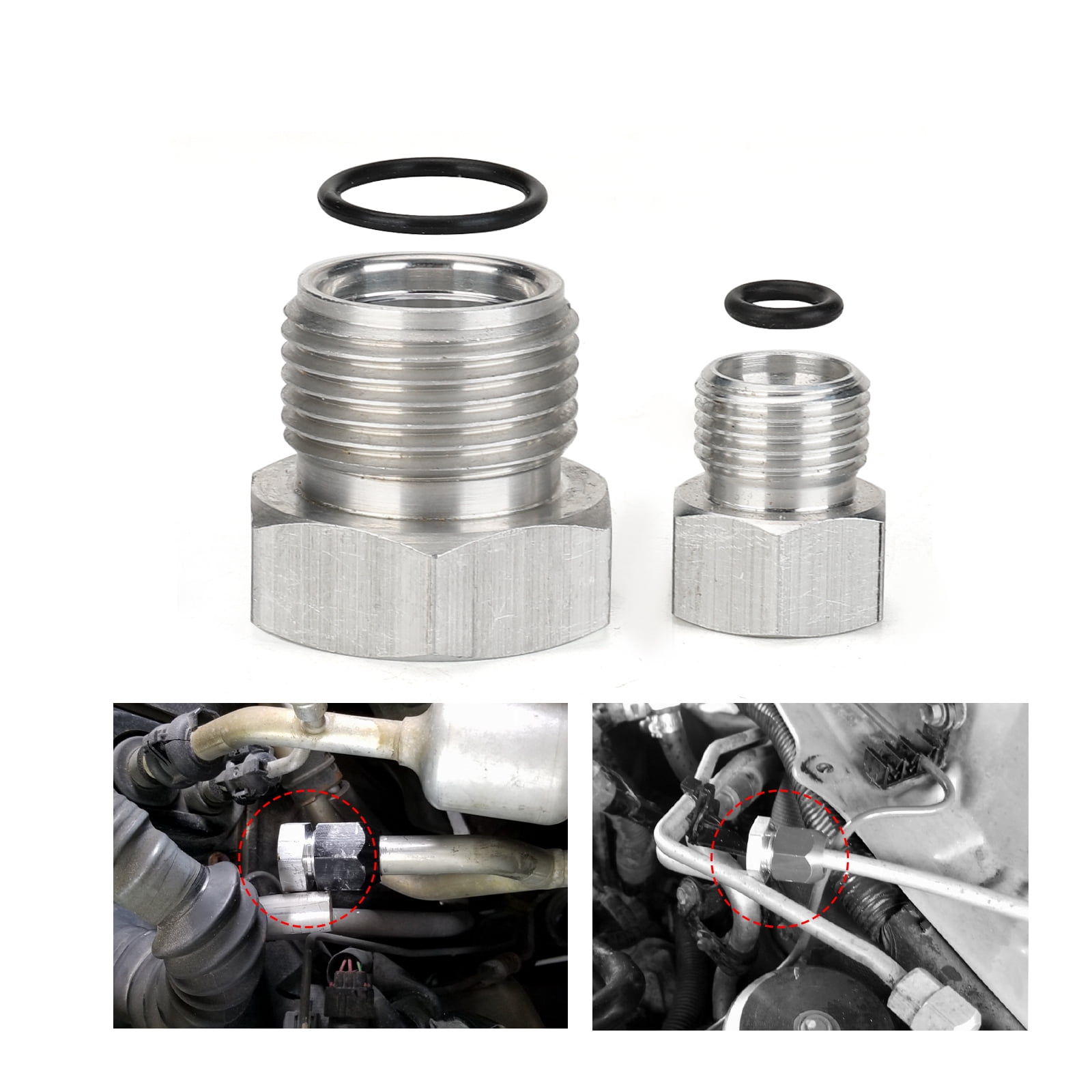 3mirrors Rear A/C Block Off Kit Line Terminator Compatible with 1996 ...