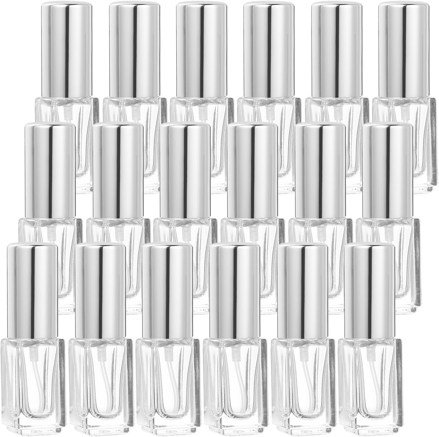 3ml Glass Mini Perfume Bottles, 20Pcs Fine Mist Bottle Refillable Empty ...