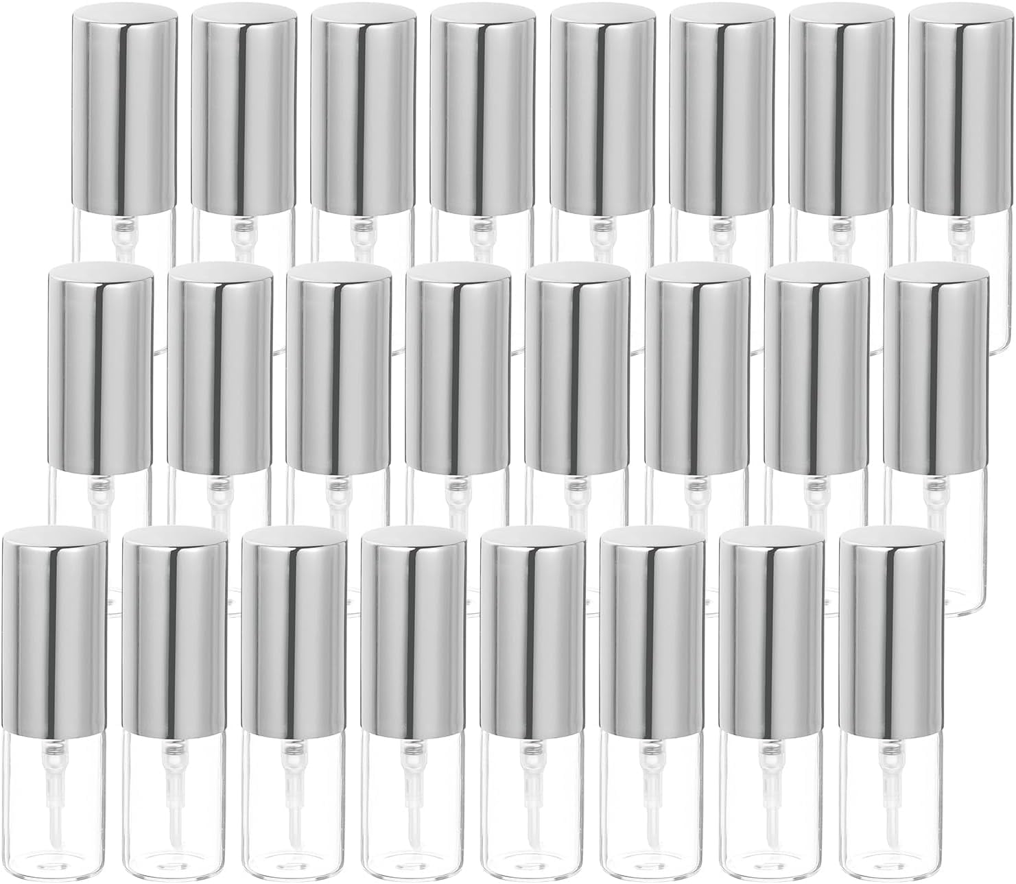 3ml Glass Mini Perfume Bottles, 25Pcs Fine Mist Bottles Refillable ...