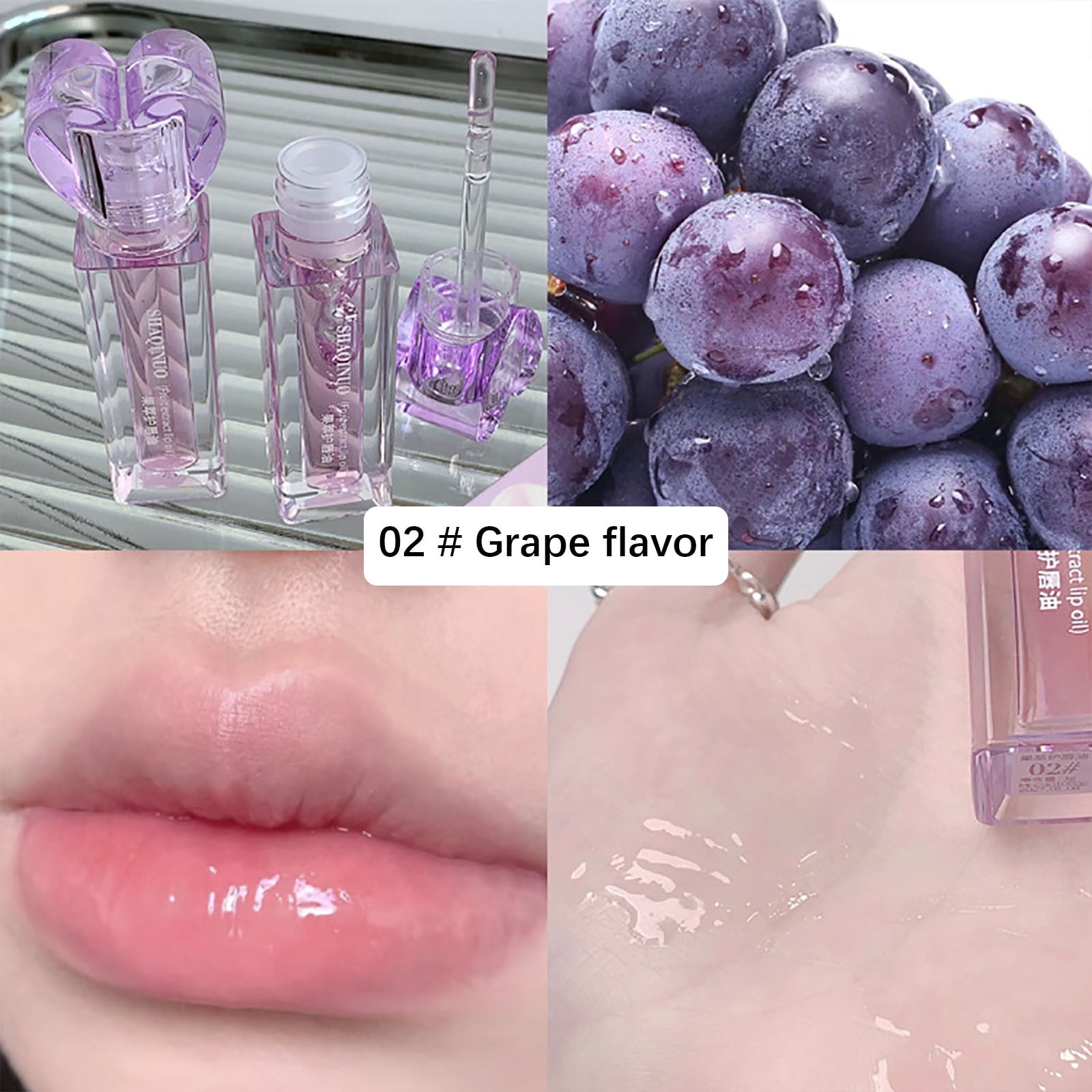 3ml Mini Moisturizing Lip Gloss Set Long Lasting Hydrating Lip Oil with ...