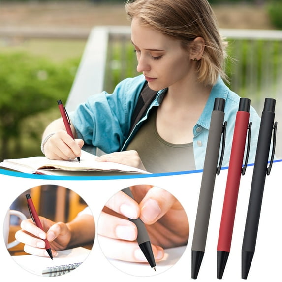 3ml Quick Dry Presser Roller Pen, 3-color Spring Ballpoint Pen Set for ...