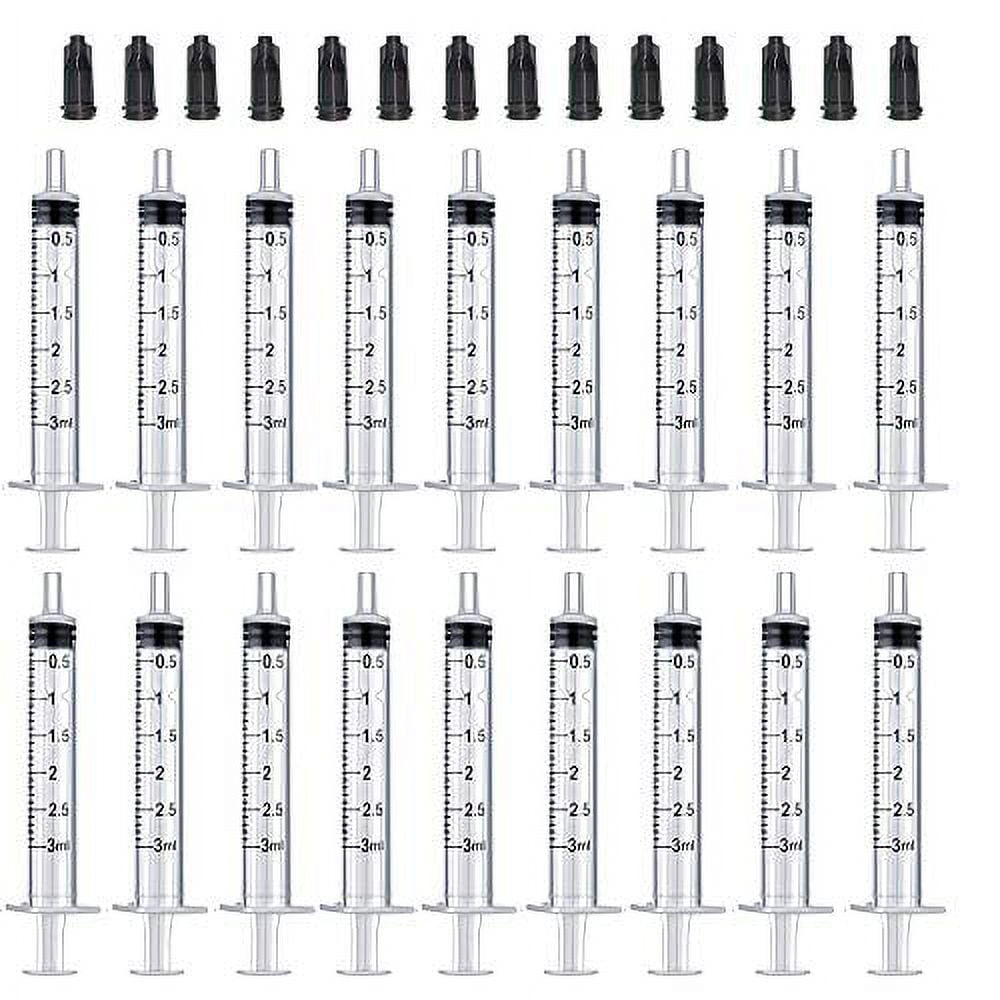 3ml Syringes with Caps (20 Pack) - Walmart.com