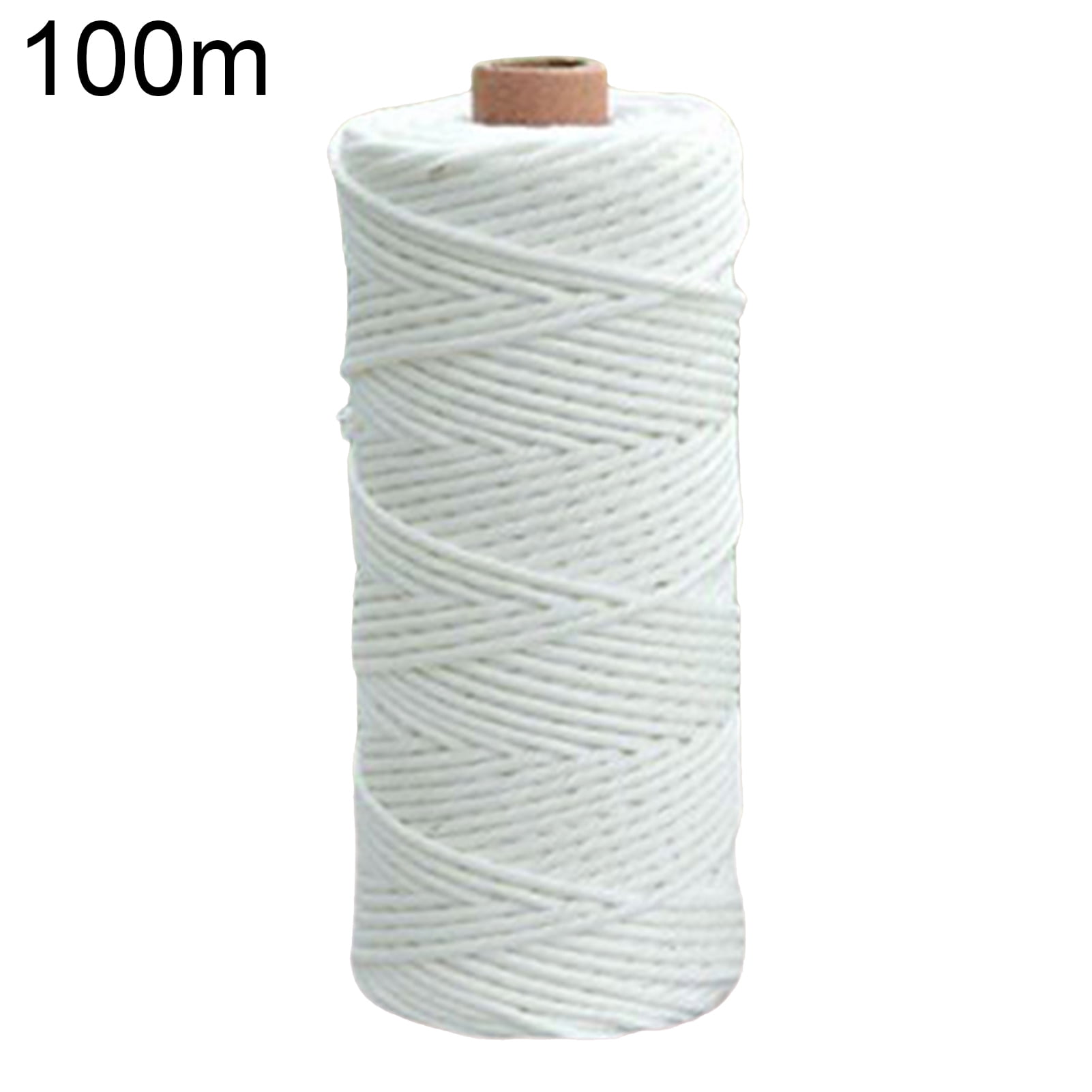 3mm 100m/200m DIY Hand-Woven Cotton Craft Macrame String Braided ...