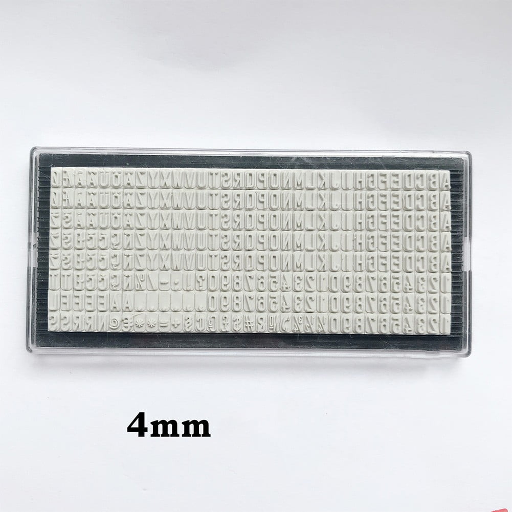3mm / 4mm / 6.4mm Type Stamp For Digital Letter Stamp For DIY Cut And ...