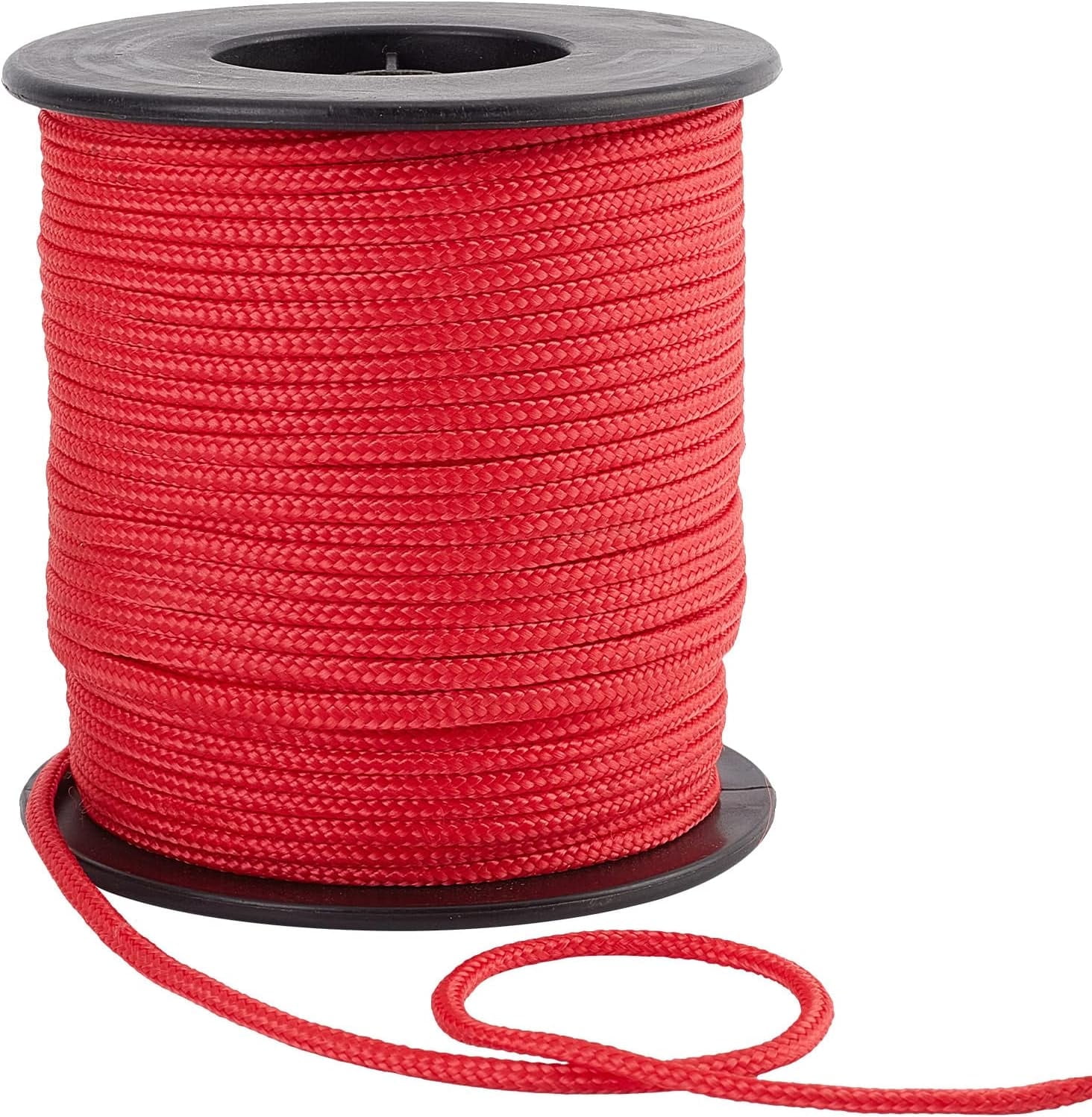 3mm 54yard Red Parachute Cord Nylon Rope Cord Braided Lift Shade Cord ...