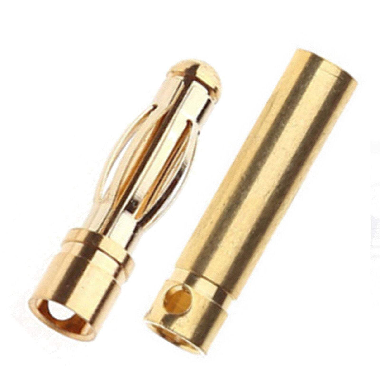 20pcs 3mm Bullet Connectors / Banana Plug 30A Rated (10x Male / 10x ...