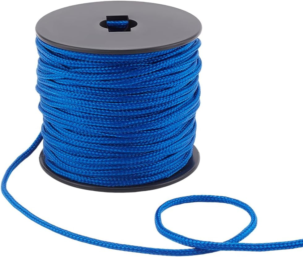 3mm Dark Blue Nylon Rope 54 Yards Parachute Cord Blinds String Wind ...