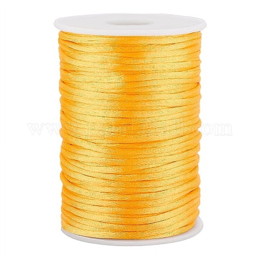 3mm Golden Rattail Cord 54 Yards Christmas Craft Cord Satin Silky ...