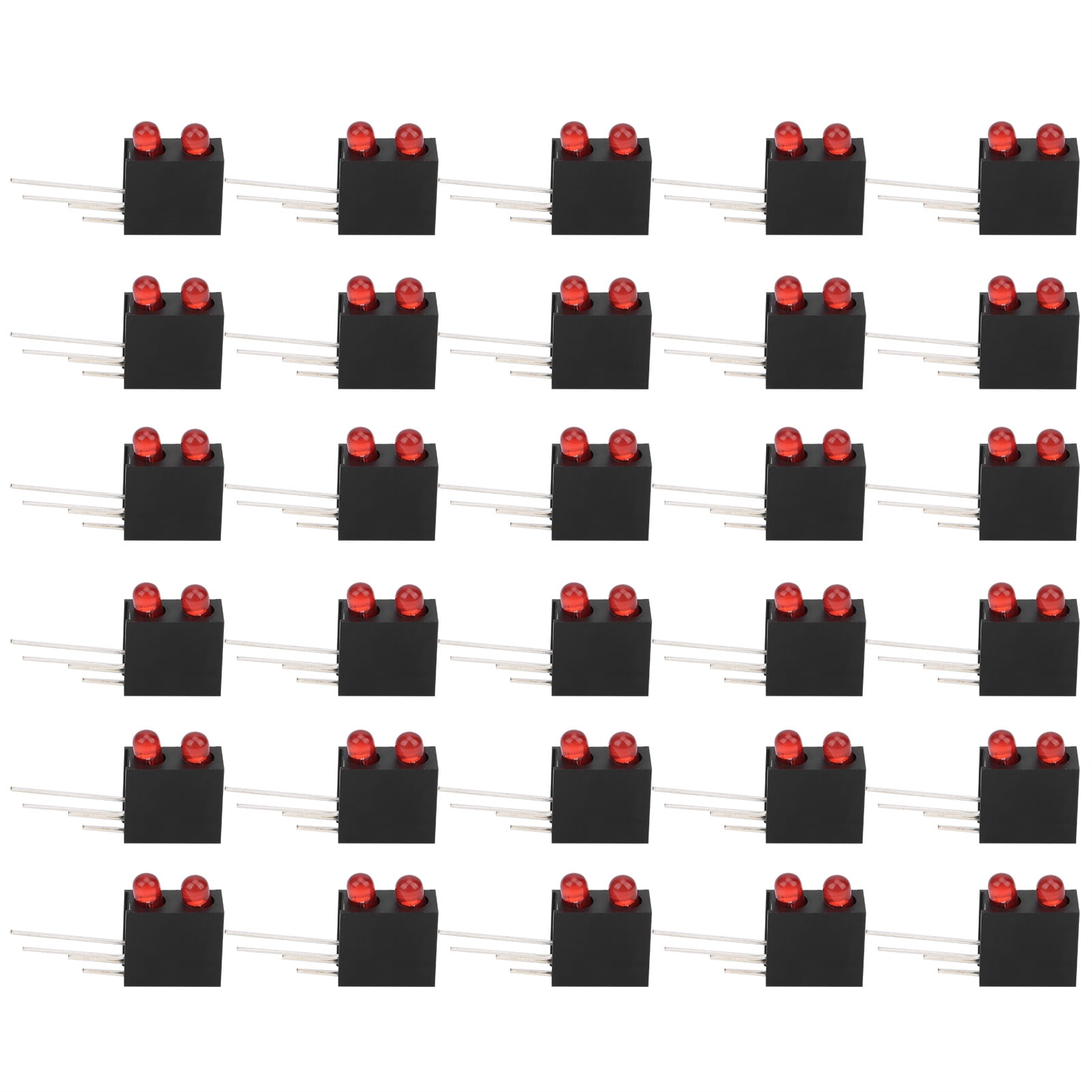 3mm LED Light Holder with Dual Holes, 100Pcs Industrial Indicator ...