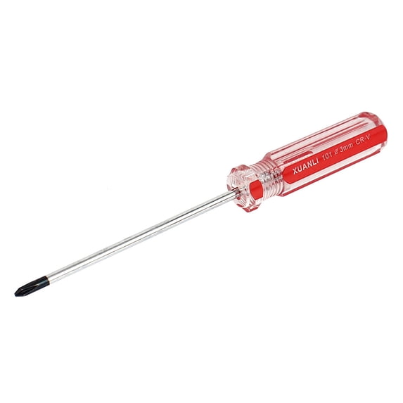 3mm Magnetic Tip Plastic Nonslip Grip Cross Head Screwdriver Handy Tool ...