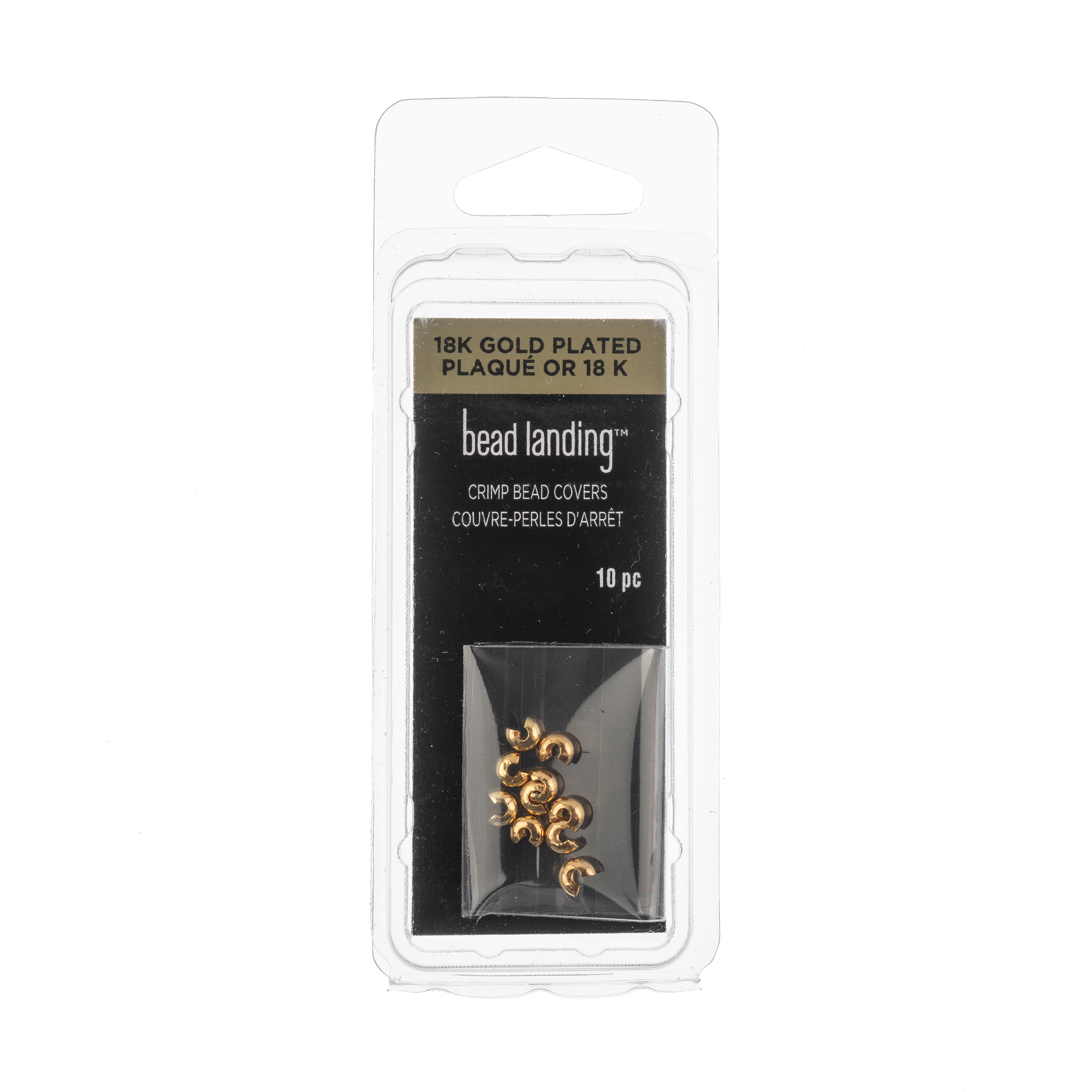 3mm Metal Crimp Bead Covers - 10ct. by Bead Landing - Walmart.com