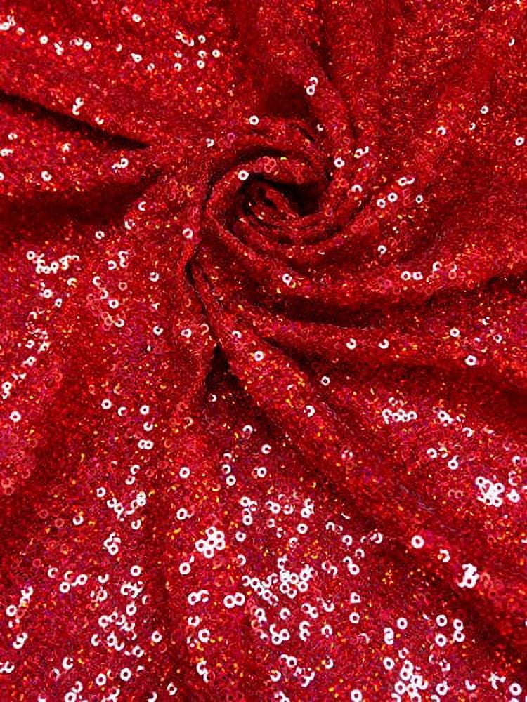 3mm Micro Mini Holographic or Plain Shiny Overlapping Sequins on Nylon ...