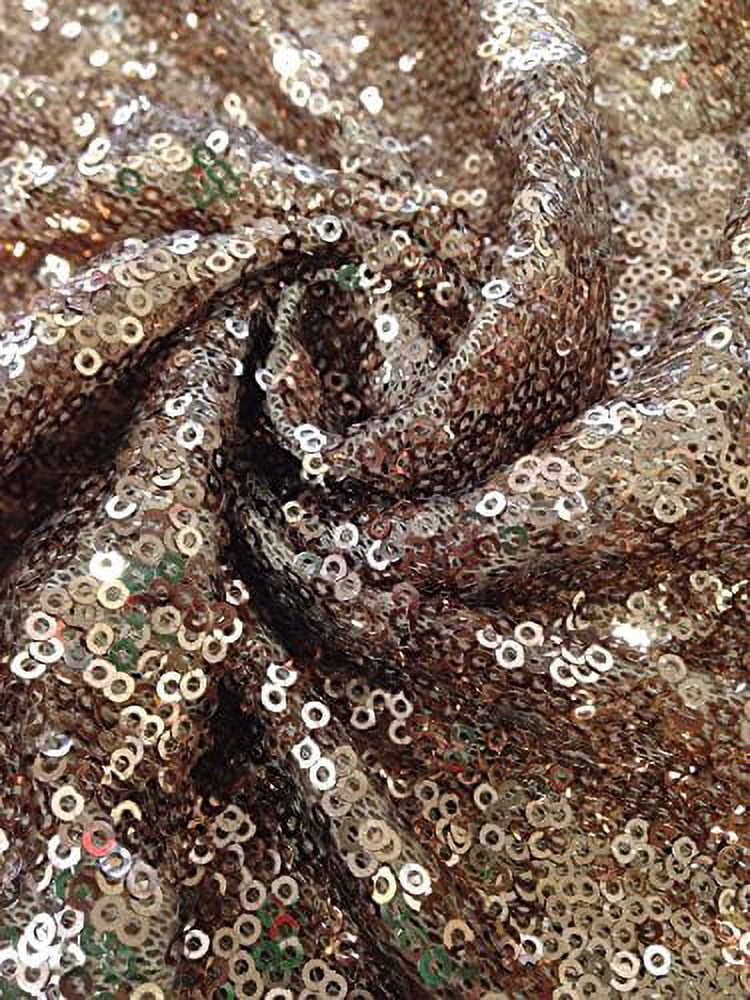 3mm Micro Mini Holographic or Plain Shiny Overlapping Sequins on Nylon ...