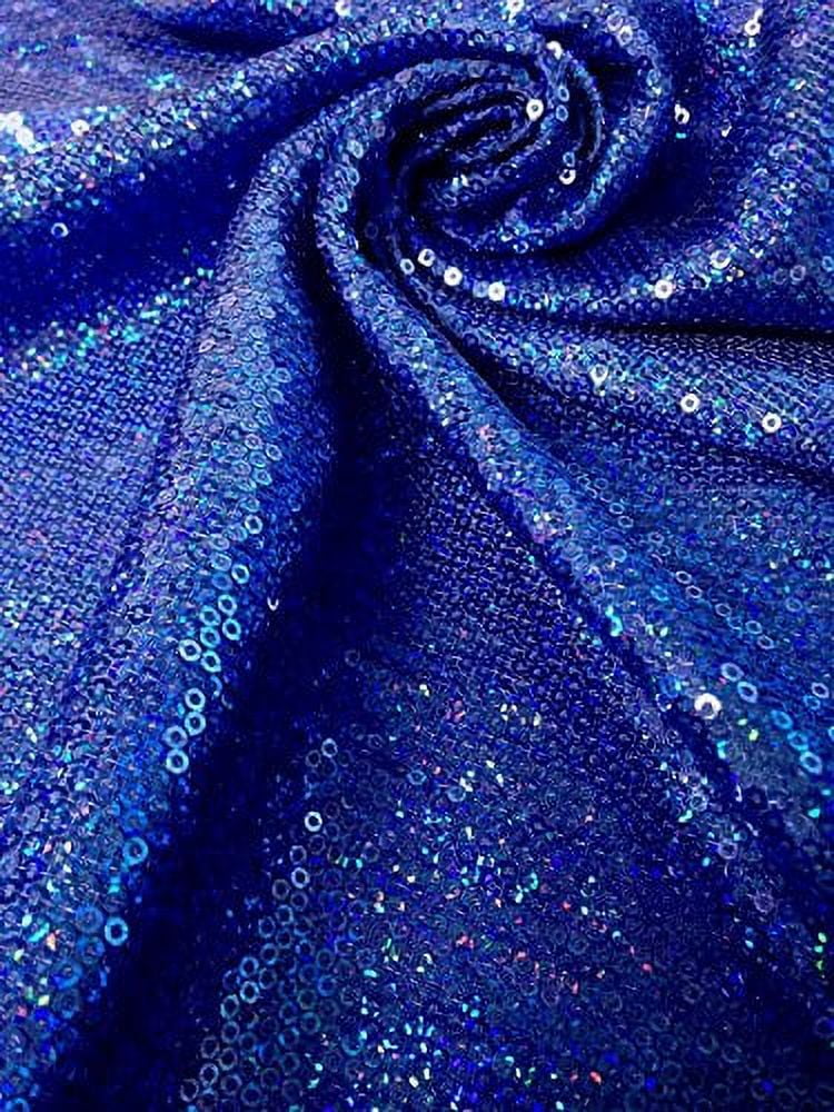 3mm Mini Micro Holographic Shiny Sequins on Stretch Polyester Spandex ...