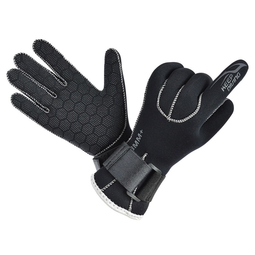 3mm Neoprene Scuba Diving Gloves Men Snorkeling Surfing Wetsuit Gloves Keep Warm L - Walmart.com