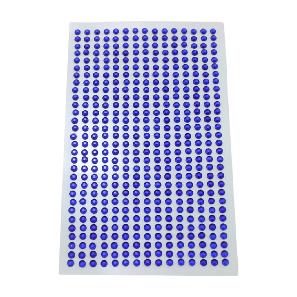 3mm Stones Stickers Rhinestones Stickers Glittering Jewels Stickers for ...