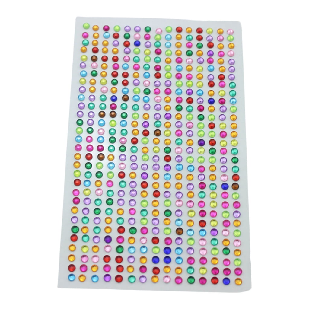 3mm Stones Stickers Rhinestones Stickers Glittering Jewels Stickers for ...