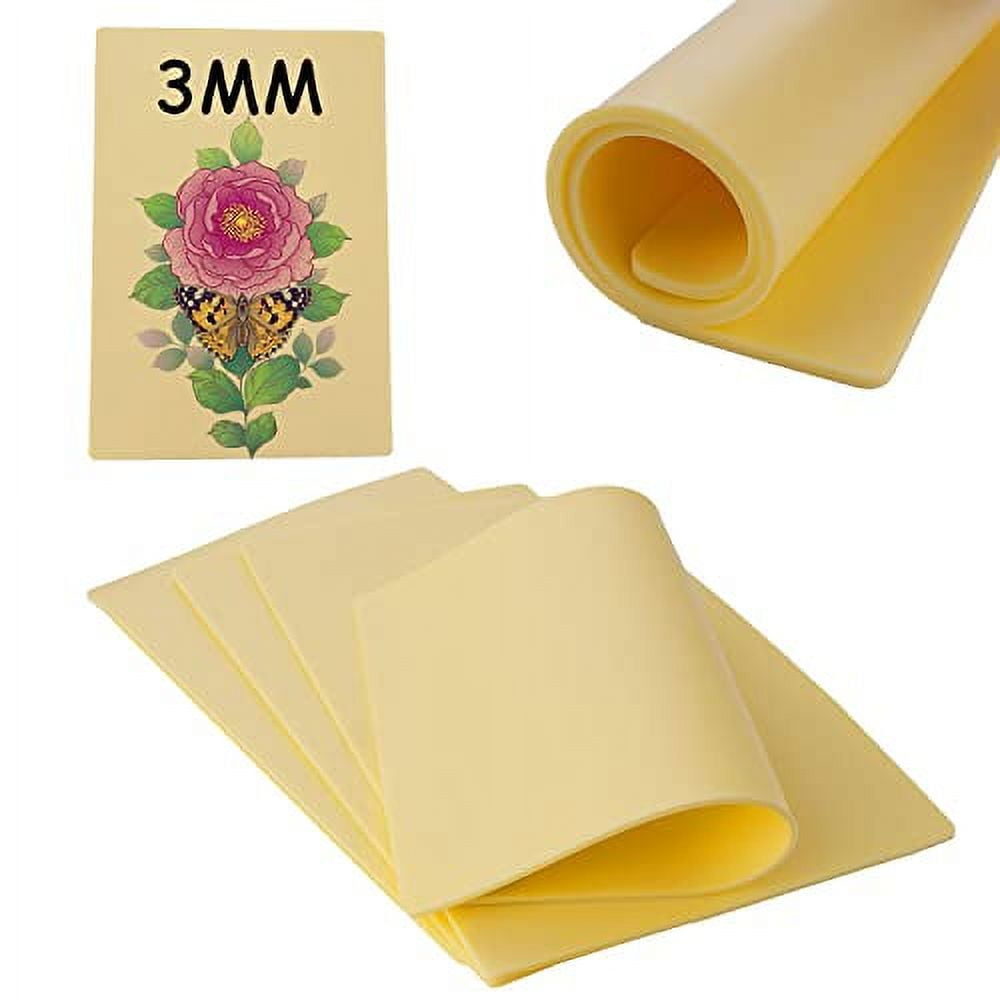 3mm Tattoo Practice Skin, 3 Pcs 12x8" 3mm Thick Silicone Fake Skin ...