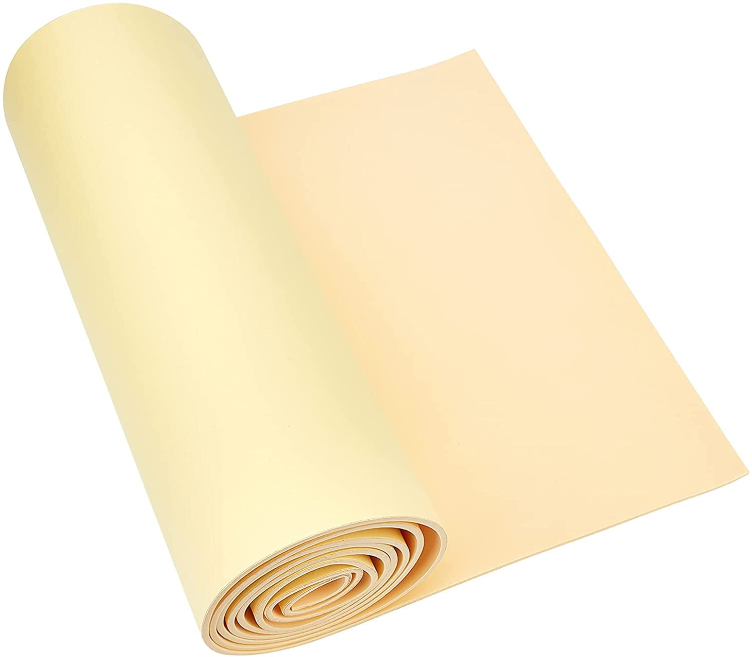 3mm Thick Beige Self-Adhesive EVA Foam Roll 78.7x11.8 Inch for ...