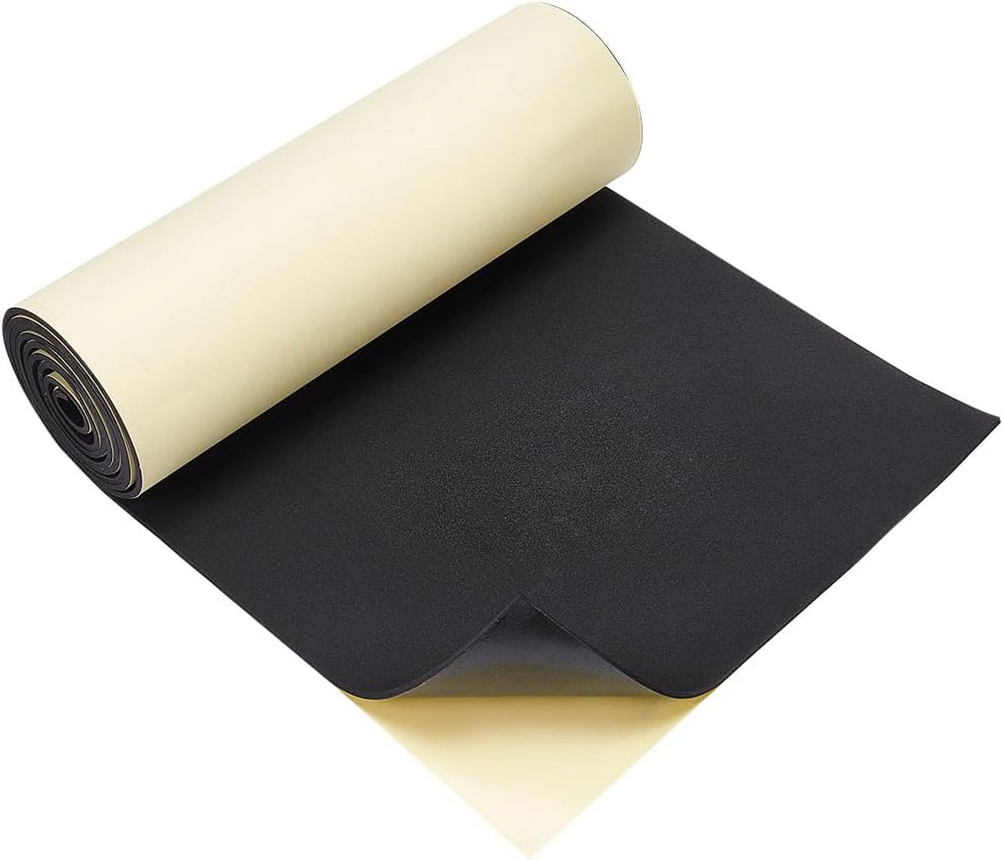 3mm Thick Black Self-Adhesive Eva Foam Roll 78.7x11.8 Inch Adhesive ...