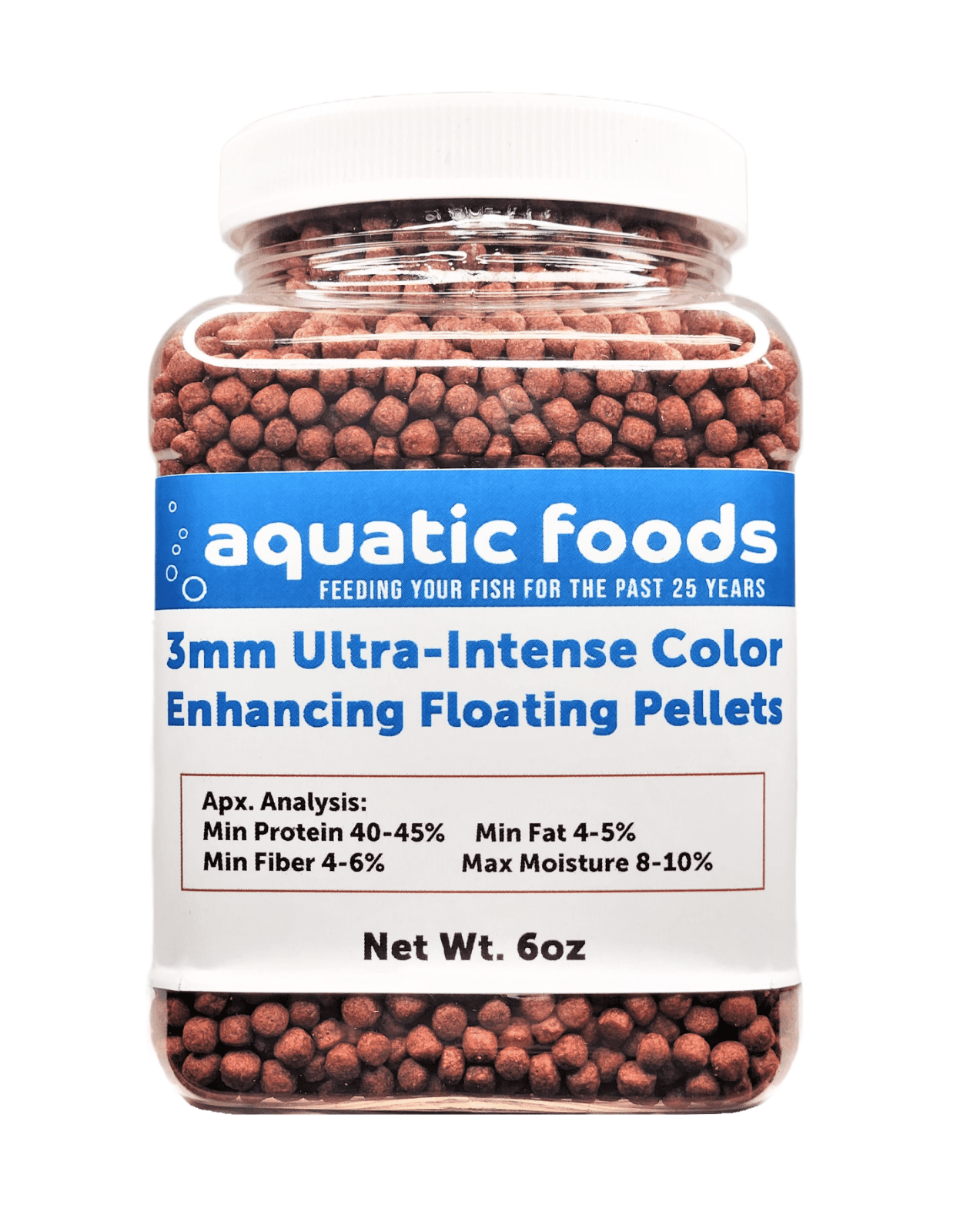 3mm Ultra-Intense Red Color Enhancing FLOATING Pellets for ALL Tropical ...