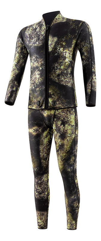 3mm split style men's warm and cold proof professional diving suit ...