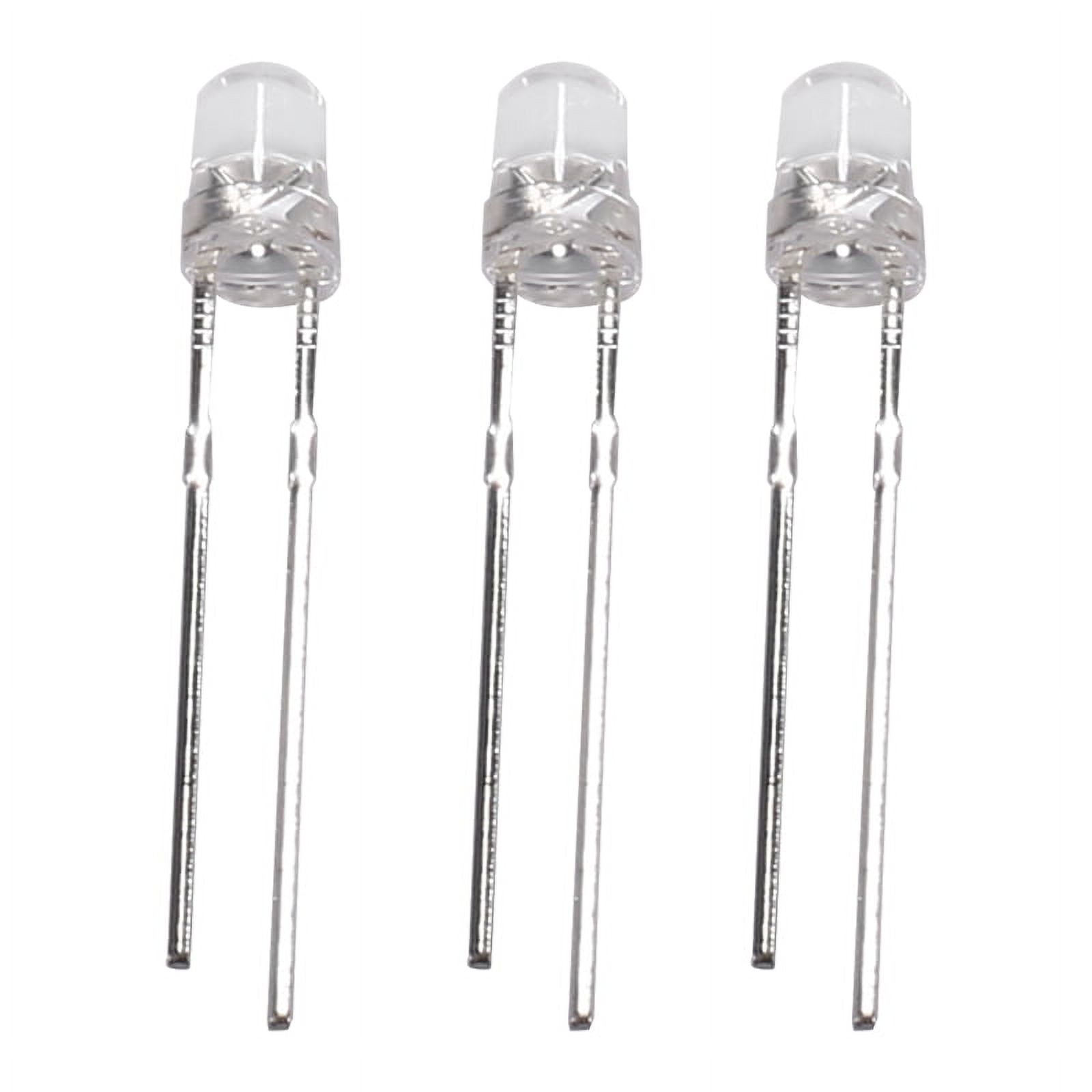 3mm White LED Light 100pcs Light Emitting Diode - Walmart.com