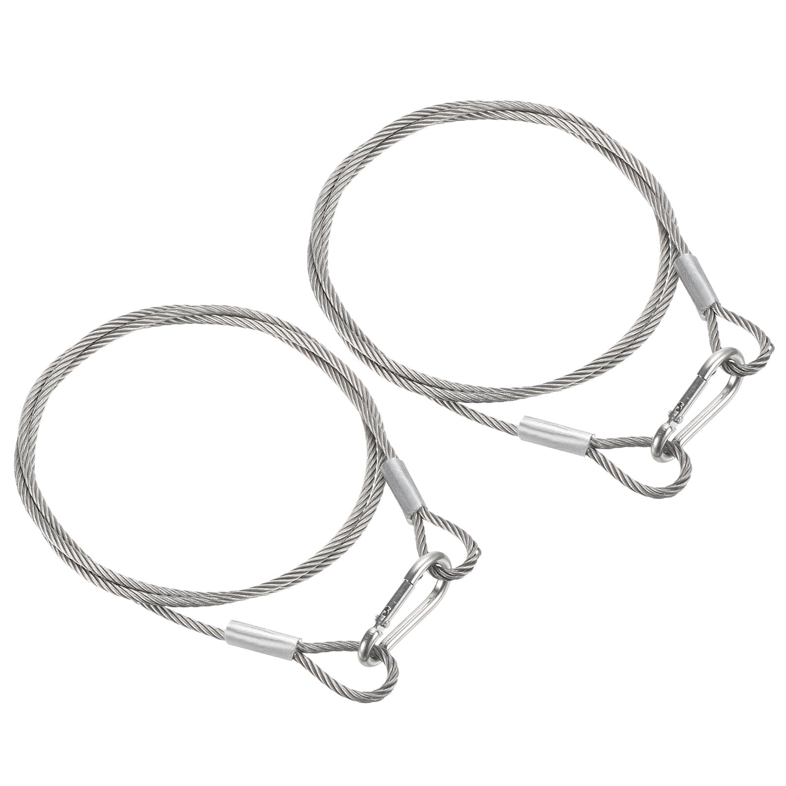 3mm x 1m/3.3ft Safety Steel Cable Luggage Lock Security Wire Rope with ...