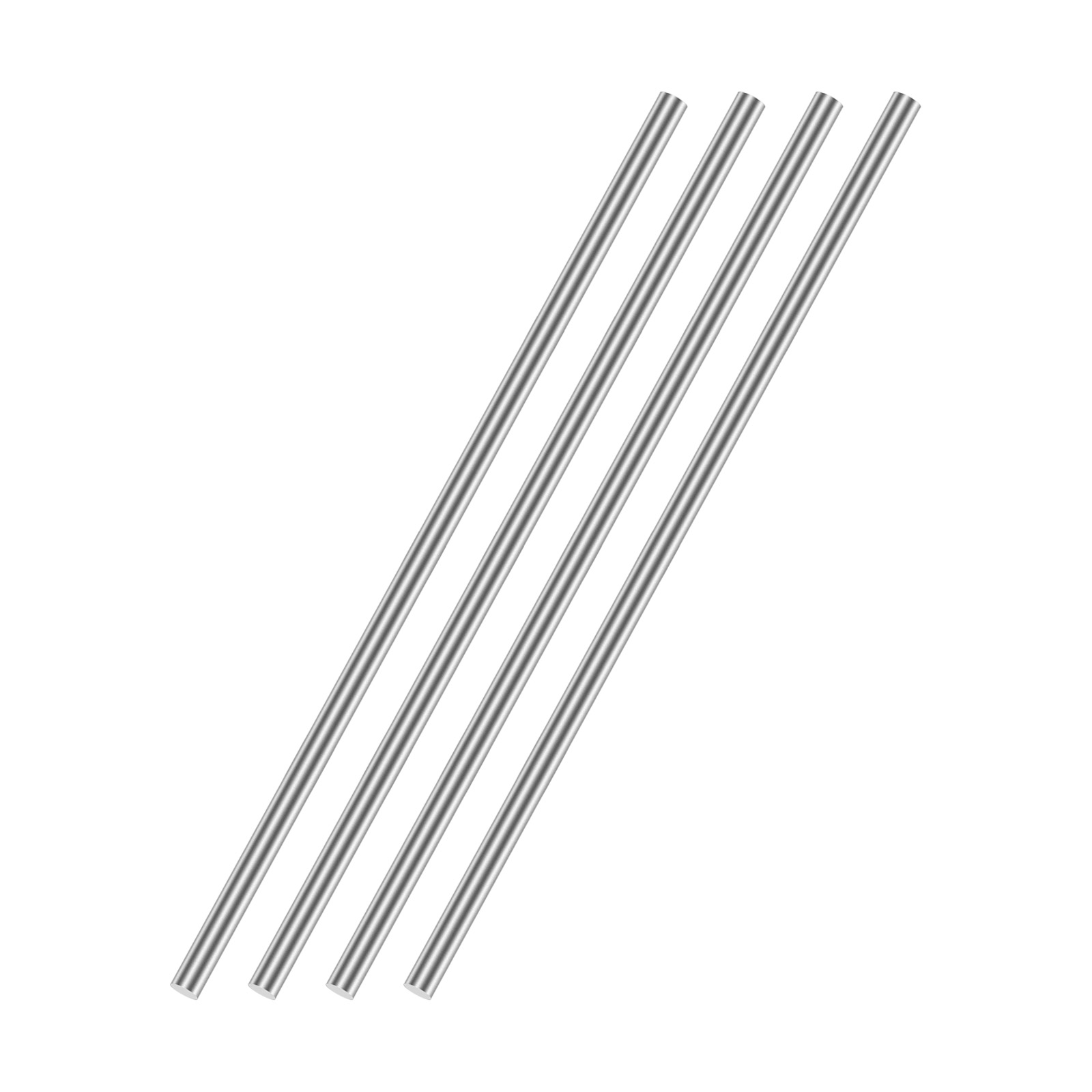 3mm x 300mm(1/8" x 12") 304 Stainless Steel Solid Round Rod for DIY Craft Silver - 4pcs ...