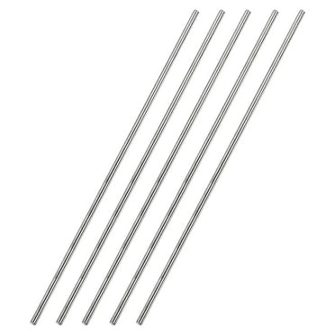 5mm x 100mm 304 Stainless Steel Solid Round Rod for DIY Craft - 2Pcs - Walmart.com