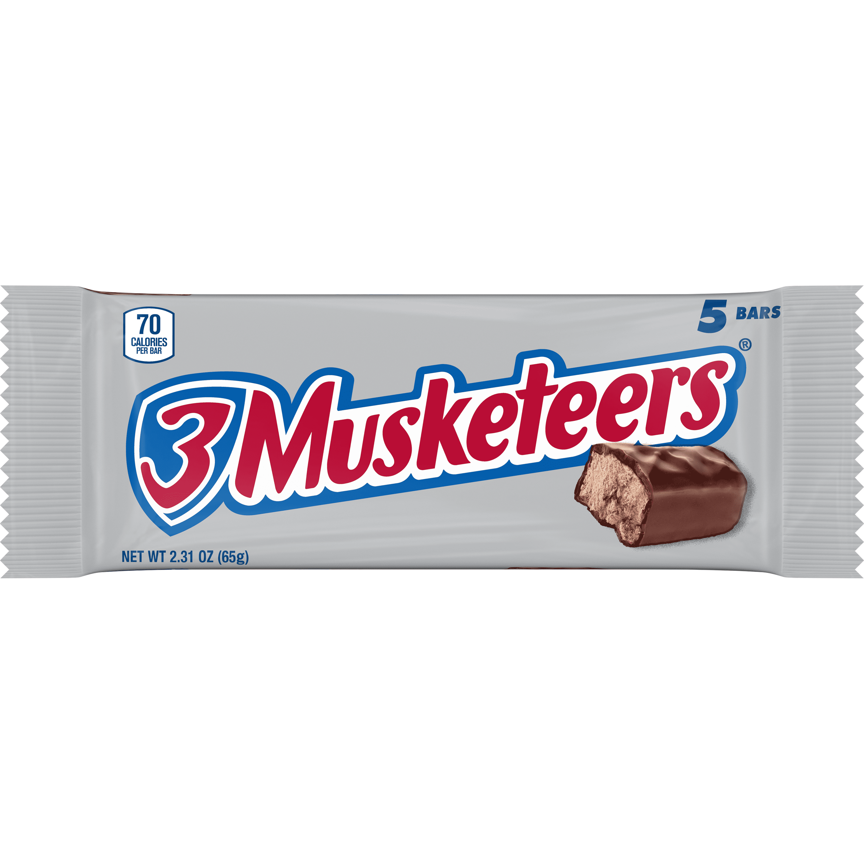 3 Musketeers Sharing Size Chocolate Bars, 5 (2.31oz) pieces, 1 Pack ...