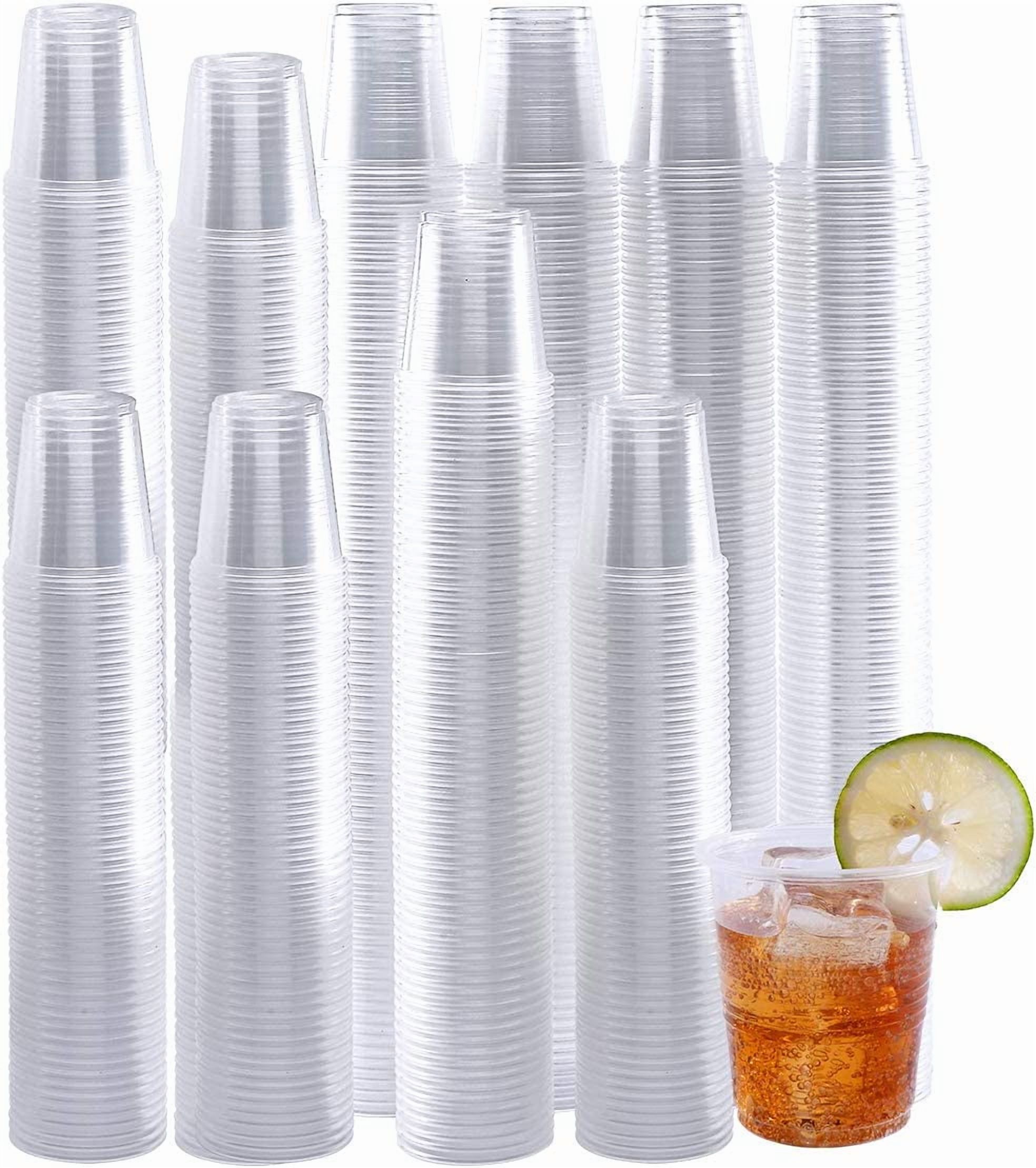 3oz Disposable Plastic Cups 500 Pack,Small Mouthwash Cups, Bulk Sample ...