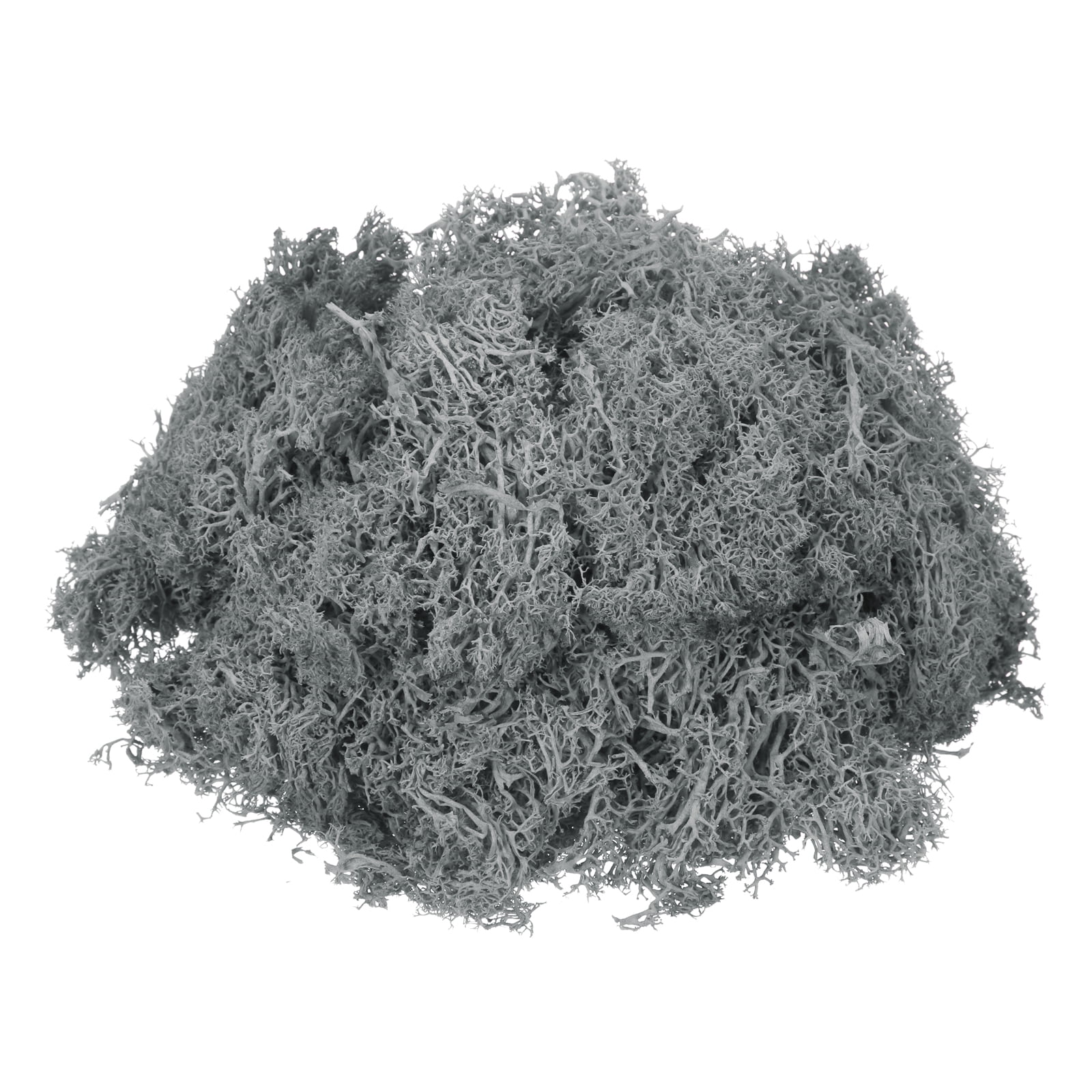 3oz Preserved Reindeer Moss, Grey Decorative Artificial Fake Moss for ...