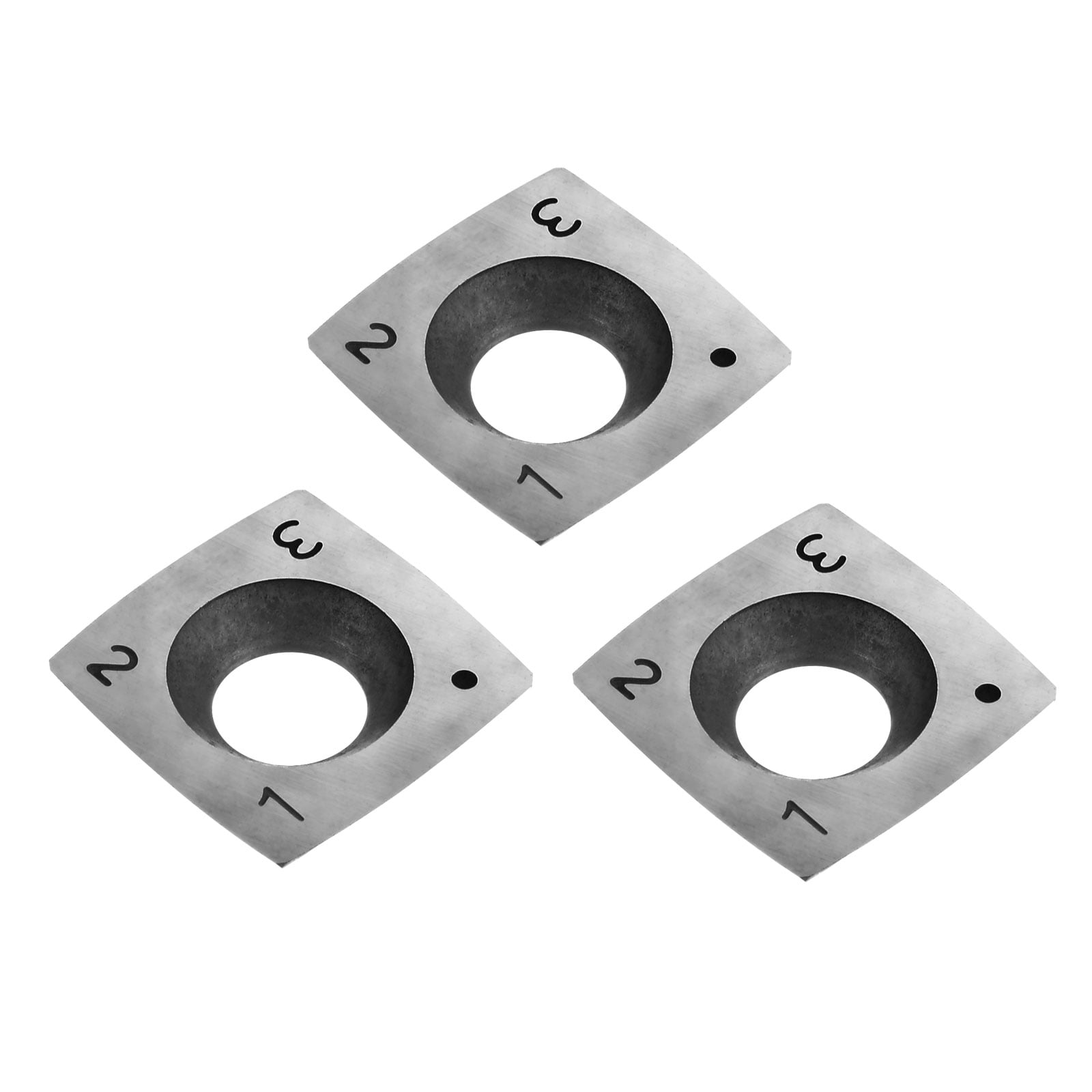 3pack 15mm Square Straight Carbide Cutters with 2" Edge Radius 15x15x2 ...
