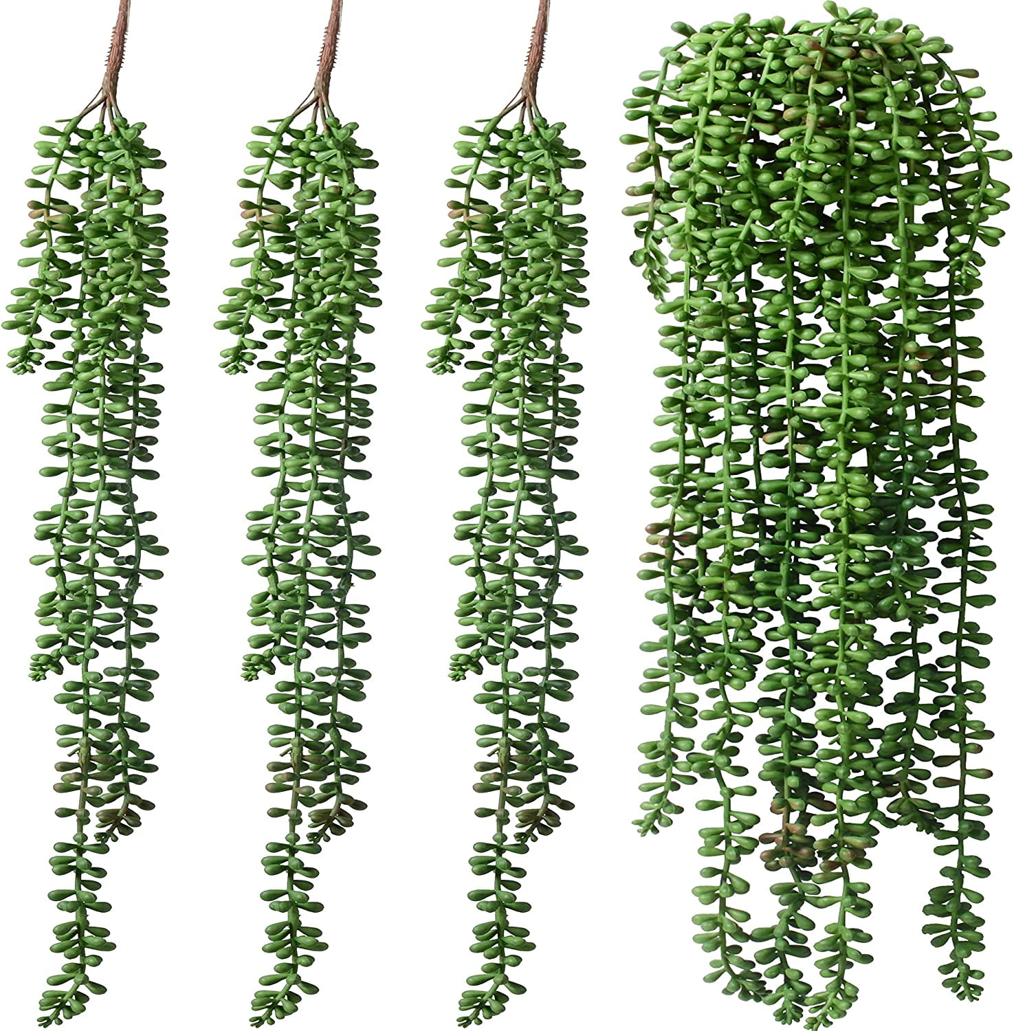 3pack Artificial Fake String of Pearls Plant Faux Hanging Succulents ...