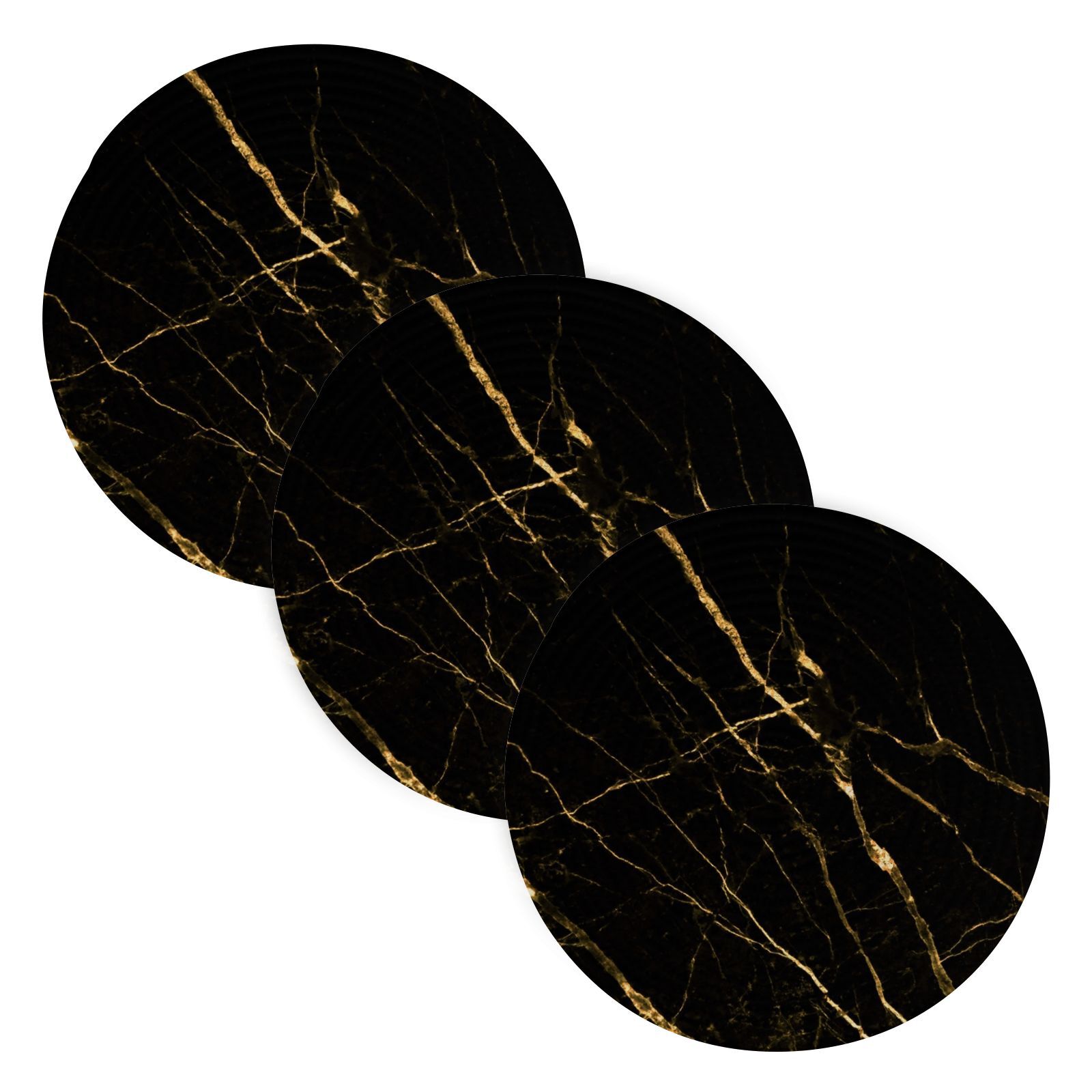 3pack Round Coil Dinner Plate Mat Pot Holder Hot Pot Mat 15in Home ...