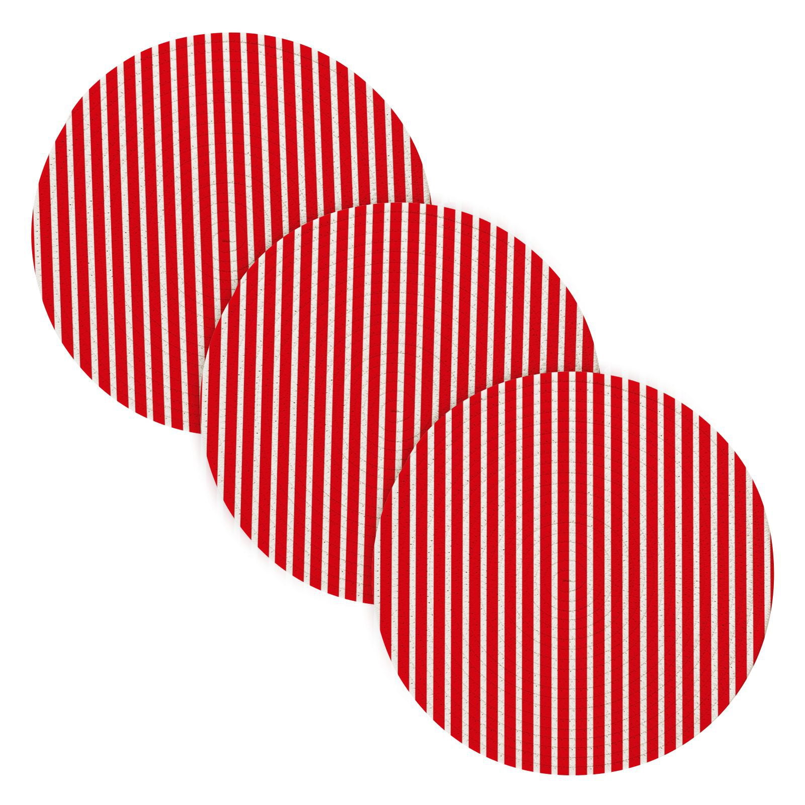 3pack Round Coil Dinner Plate Mat Pot Holder Hot Pot Mat 15in Home ...