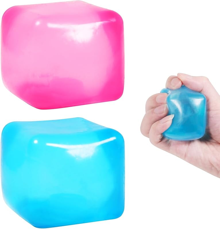 3pack Stress Cube Squishy Stress Balls for Adults Kids Fidget Toy for ...