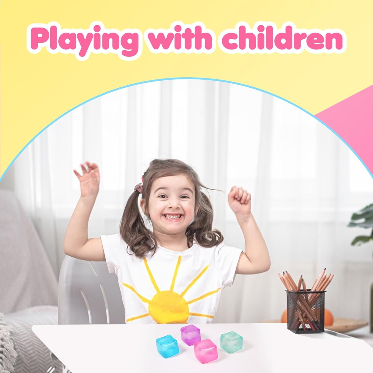 3pack Stress Cube Squishy Stress Balls for Adults Kids Fidget Toy for ...