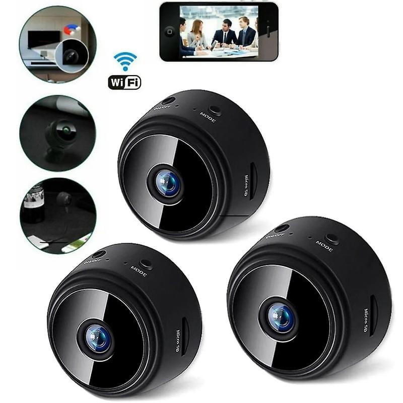 3packs A9 Wifi Mini Camera Recorder Security Monitoring Wireless Video ...