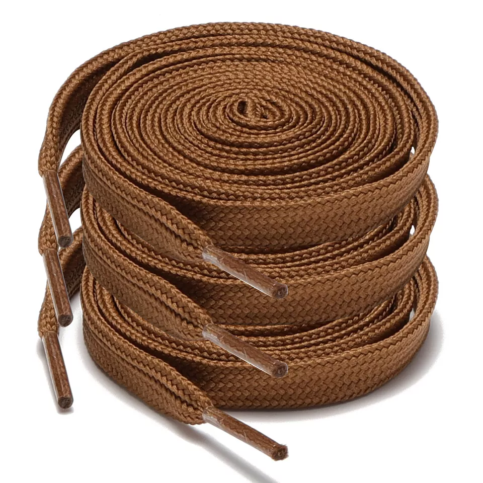 3pair 3/8" Double Layer Flat Athletic Shoe Laces Strings for Sneakers ...