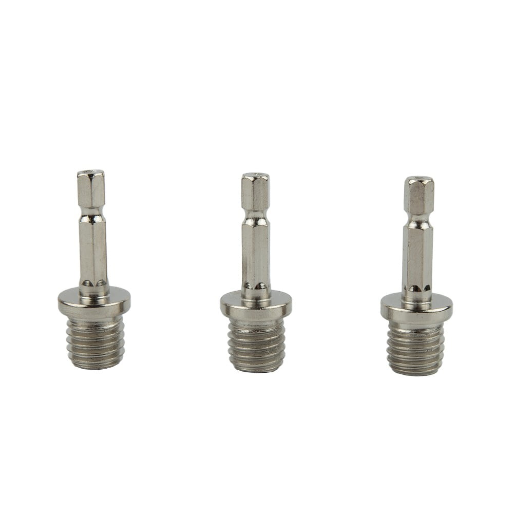 3pc 1/4 Hexagon Connecting Rod Adapter Drill ChuFor CK M14 Polishing ...