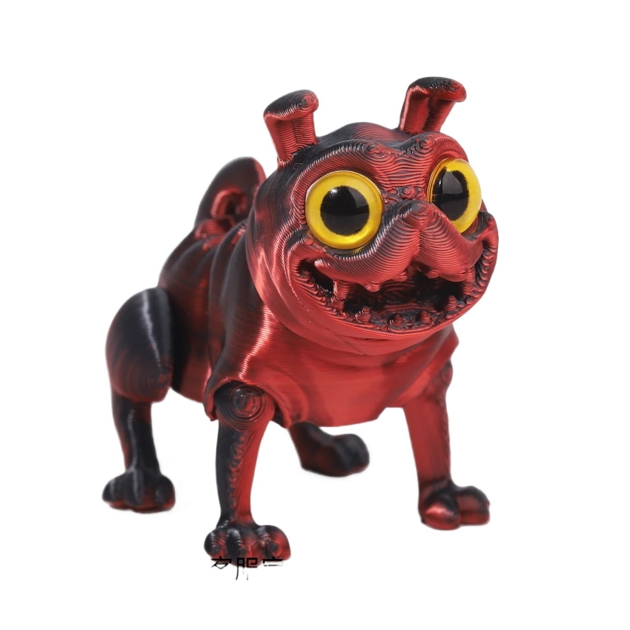 3pc 3D Printed Ugly Puppy Decoration Figurines Realistic Dogs Ornament ...