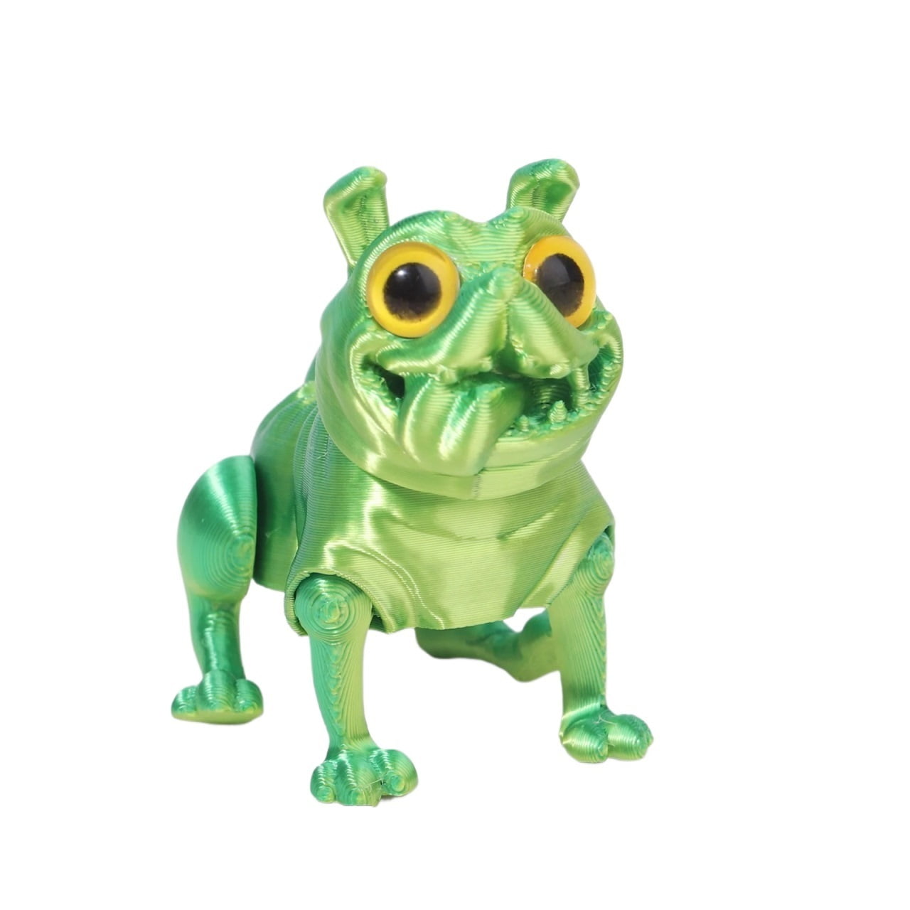 3pc 3D Printed Ugly Puppy Decoration Figurines Realistic Dogs Ornament ...