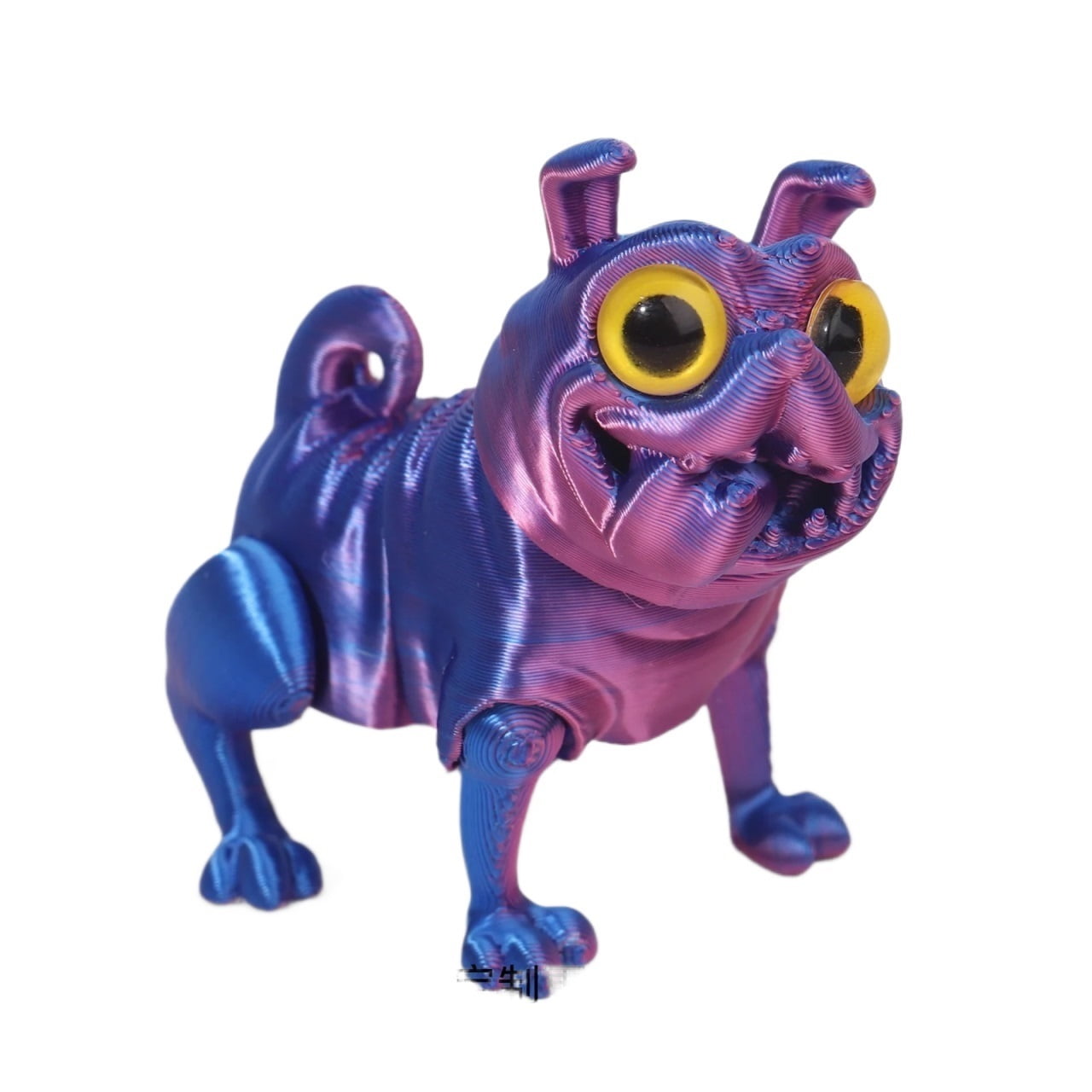 3pc 3D Printed Ugly Puppy Decoration Figurines Realistic Dogs Ornament ...