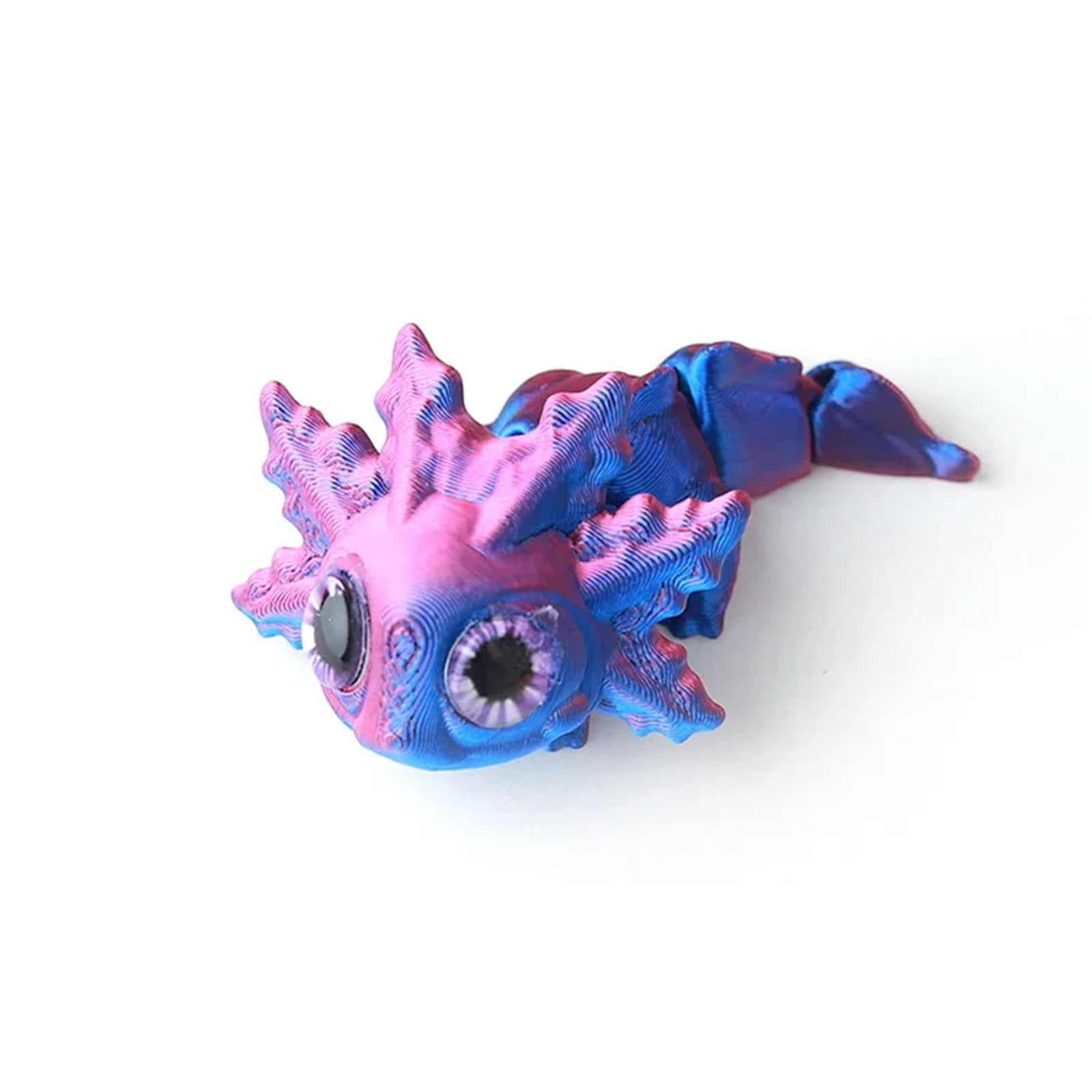 3pc 3D Printing Salamander Figures Multi-joint Movable Simulation Eyes ...