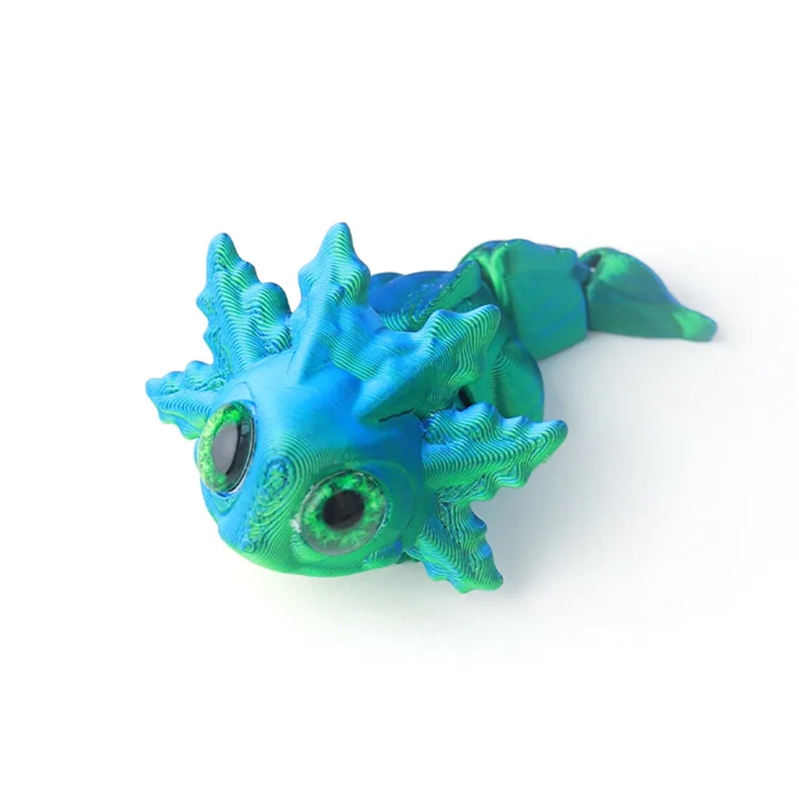 3pc 3D Printing Salamander Figures Multi-joint Movable Simulation Eyes ...