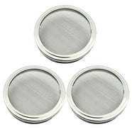 Visland Flower Jar Lid High Durability Rust-proof Metal Floral Insert Canning Grids Mason Jar ...